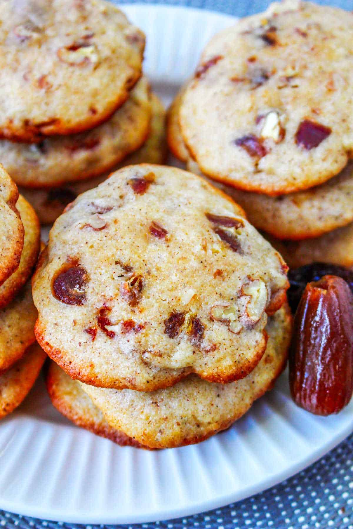 Soft and Chewy Date Cookies | Smells Like Delish