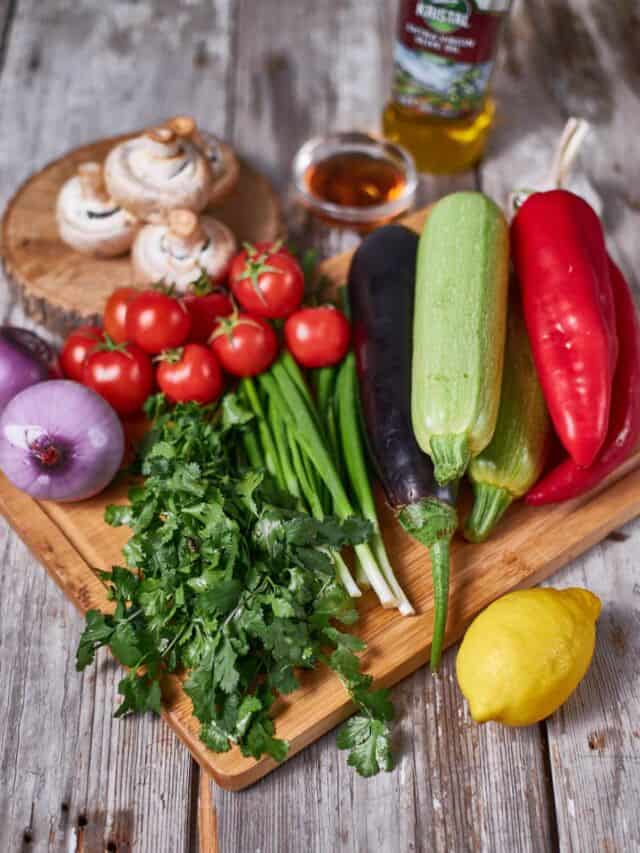 Grilled Mediterranean Vegetables | Smells Like Delish