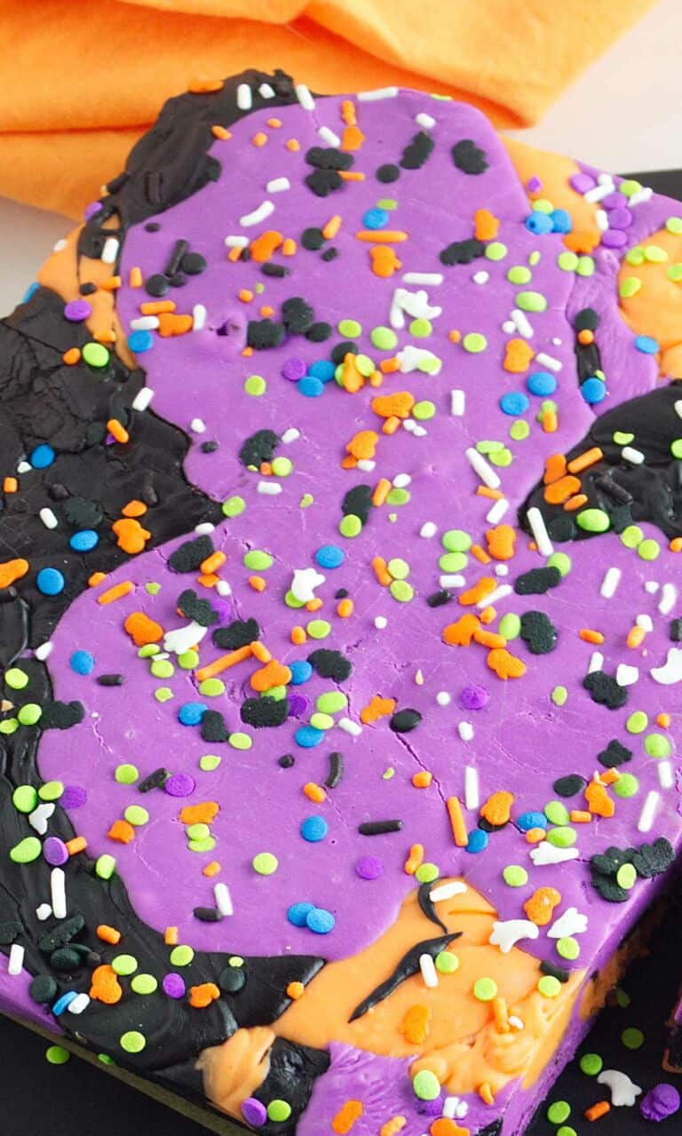Halloween Camouflage Fudge | Smells Like Delish