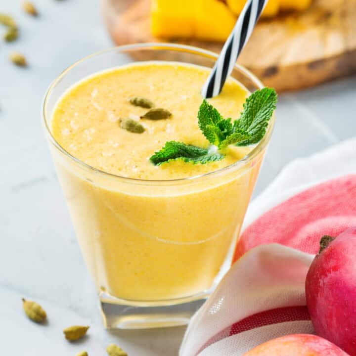 Creamy Mango Lassi | Smells Like Delish