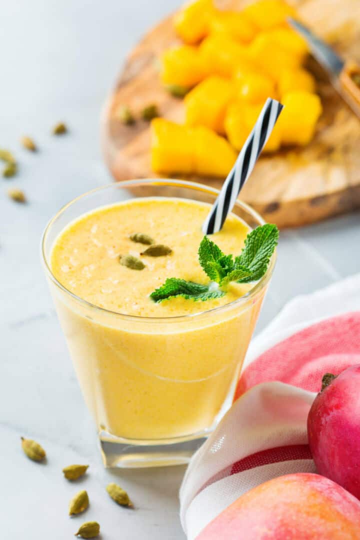 Creamy Mango Lassi | Smells Like Delish