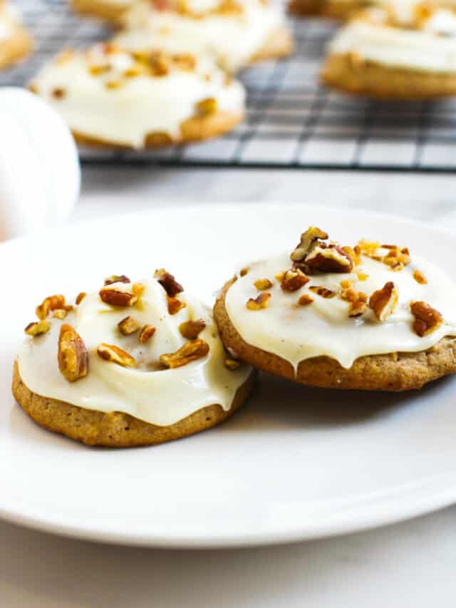Easy Spice Cake Mix Cookies | Smells Like Delish