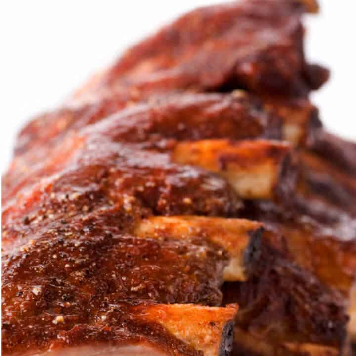 Barbecued Traeger Pork Ribs | Smells Like Delish