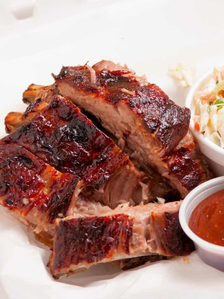 Barbecued Traeger Pork Ribs | Smells Like Delish