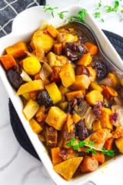 Carrot Tzimmes with Dried Fruits | Smells Like Delish