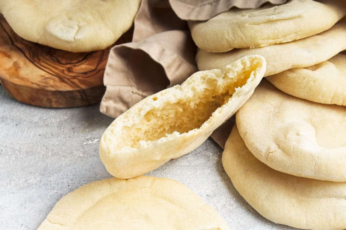Mini Pita Bread Rounds | Smells Like Delish