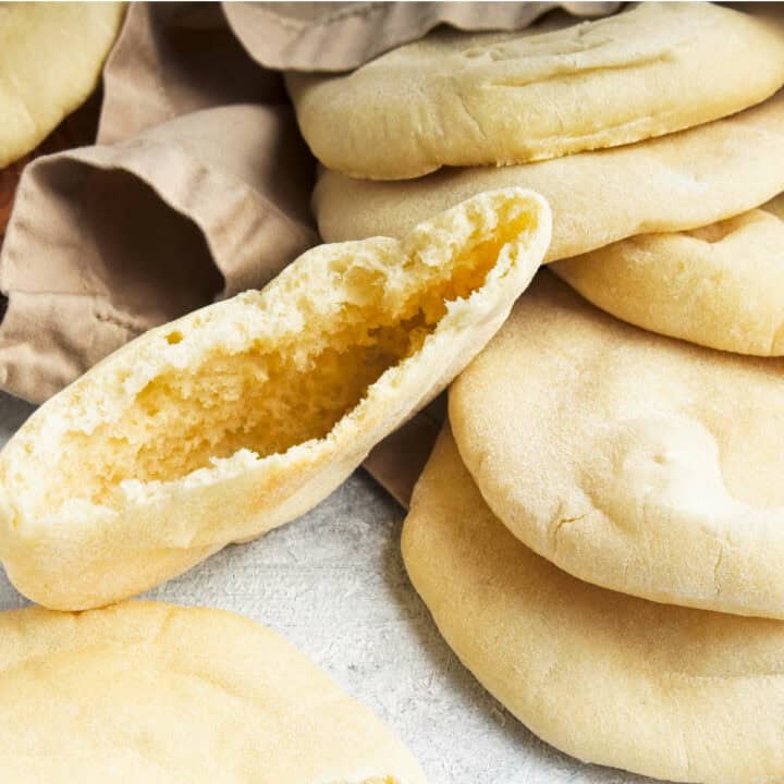 Mini Pita Bread Rounds | Smells Like Delish