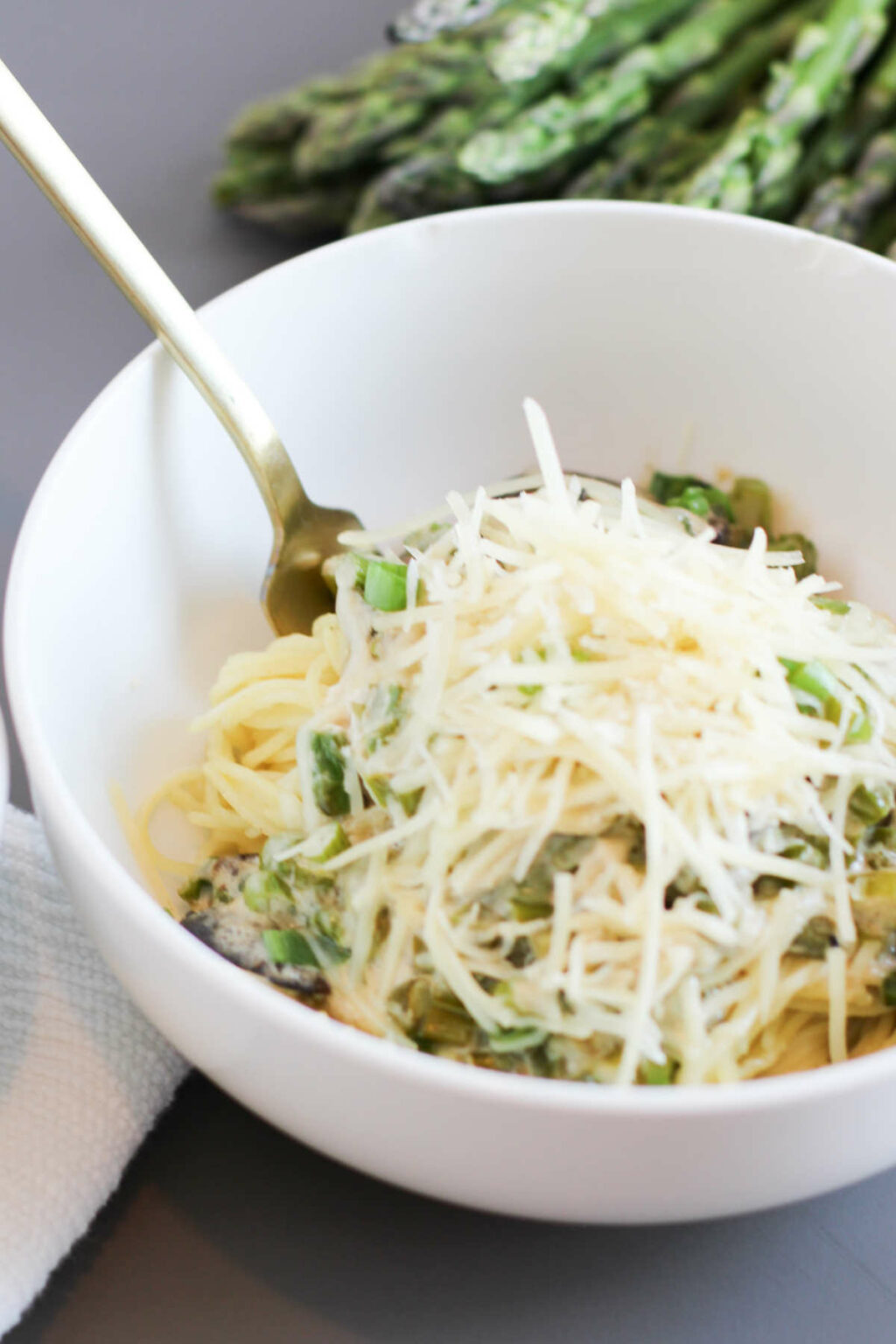 Mushrooms Asparagus Pasta | Smells Like Delish