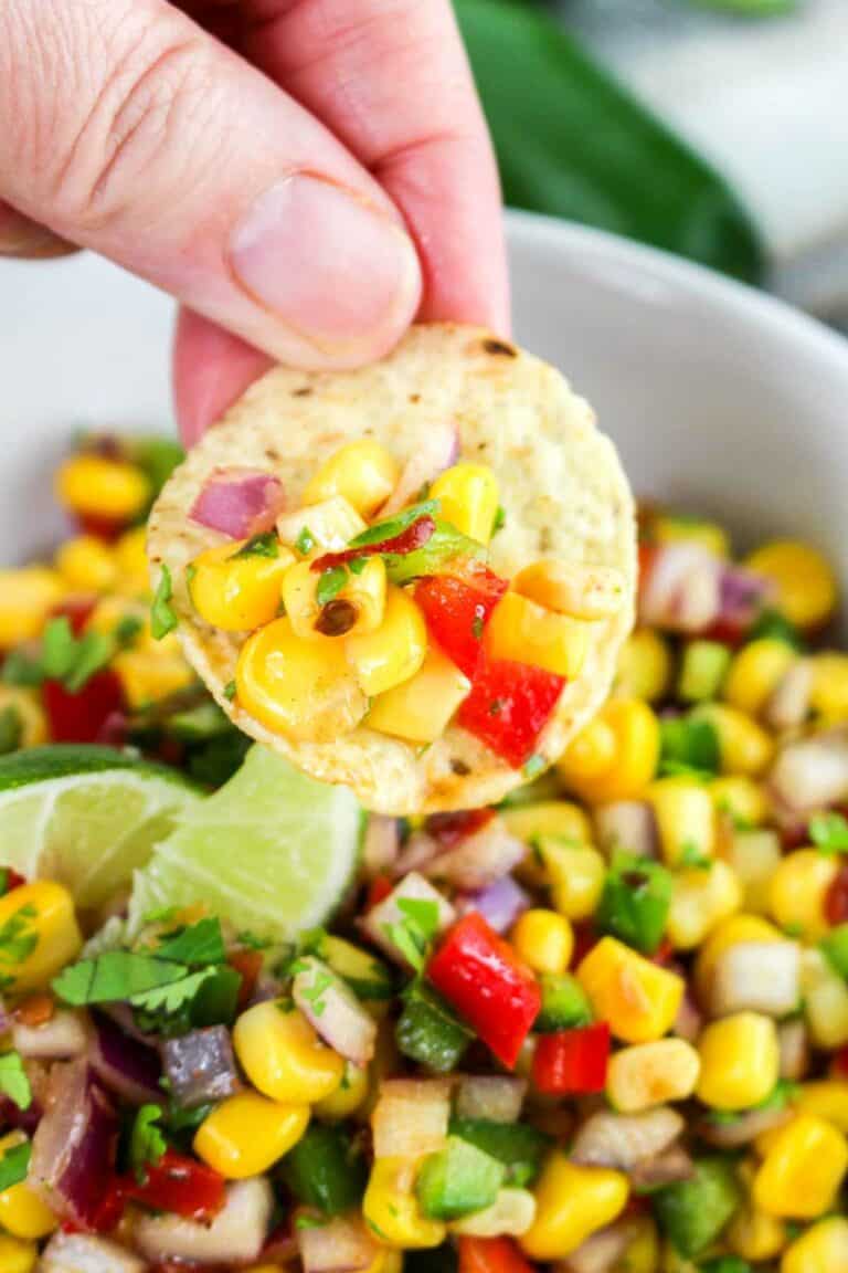 Chili Corn Salsa | Smells Like Delish