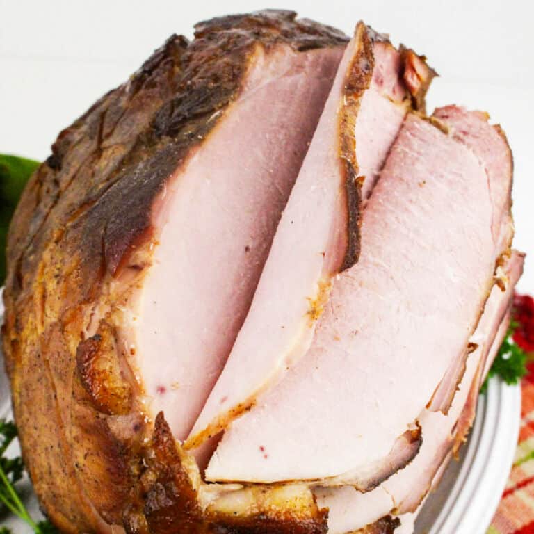Bourbon Maple Glazed Ham | Smells Like Delish