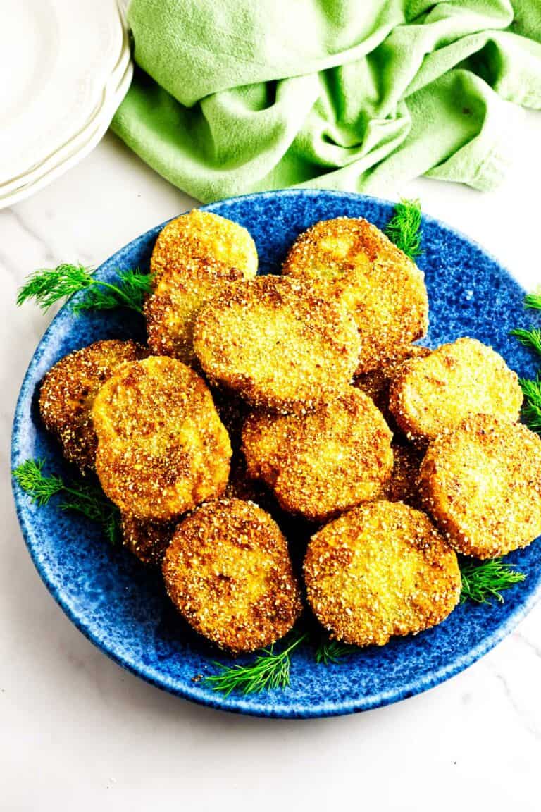 Fried Green Tomatoes | Smells Like Delish