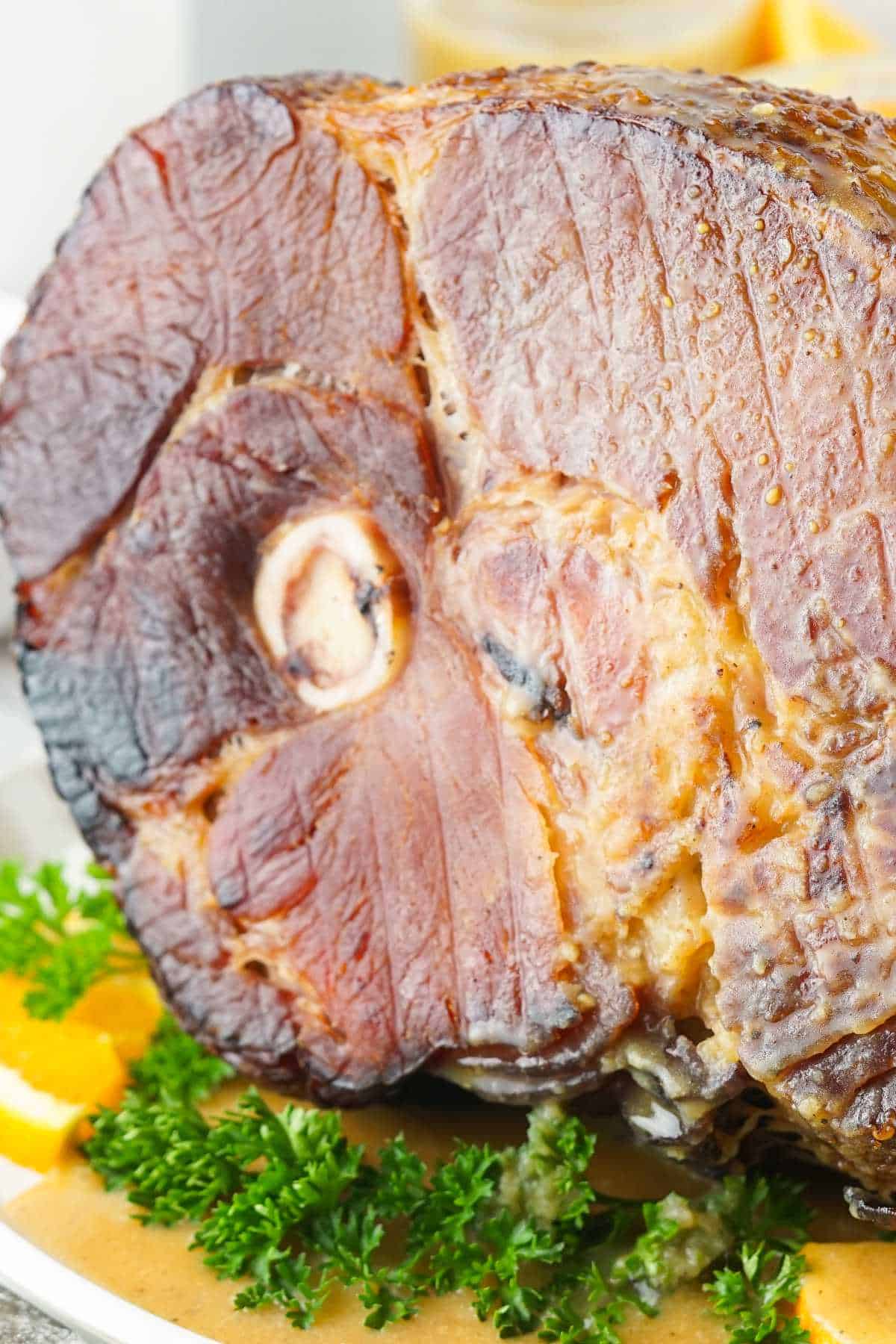 Glazed Spiral Ham | Smells Like Delish