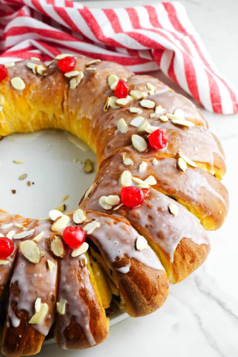 Rosca de Reyes Cake (Three Kings Cake) | Smells Like Delish