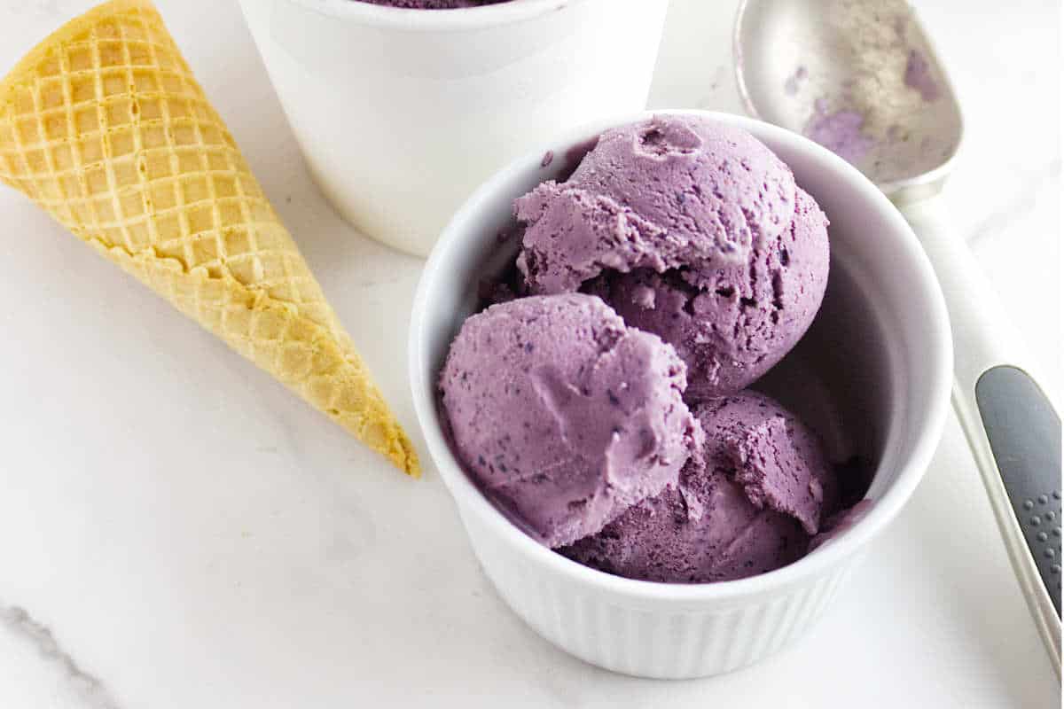 Acai Berry Ice Cream | Smells Like Delish