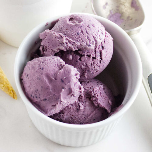 Acai Berry Ice Cream | Smells Like Delish