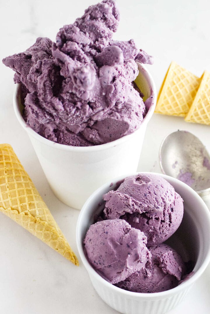 Acai Berry Ice Cream | Smells Like Delish