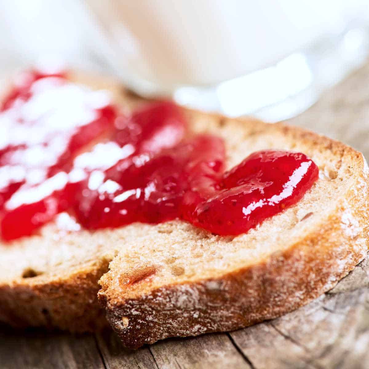 Strawberry Rhubarb Freezer Jam | Smells Like Delish