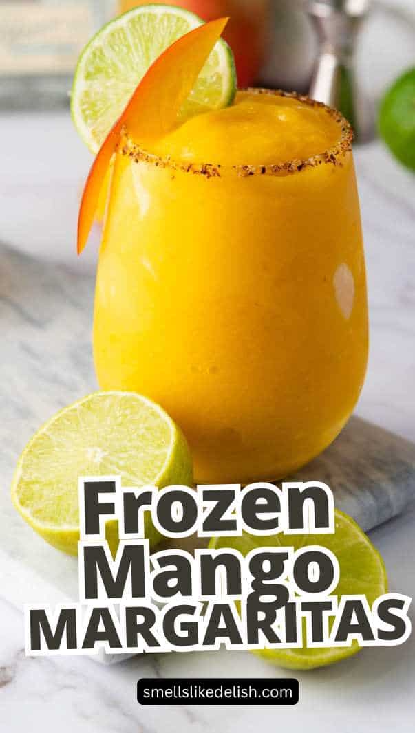 Frozen Mango Margarita | Smells Like Delish