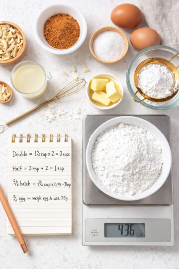 How To Scale A Recipe | Smells Like Delish