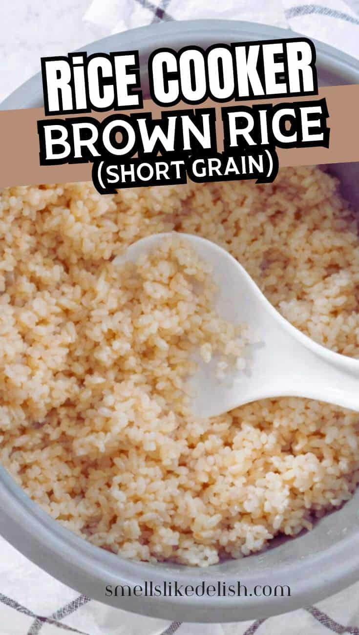 Rice Cooker Brown Rice (Perfect Ratio + Cook Time) | Smells Like Delish